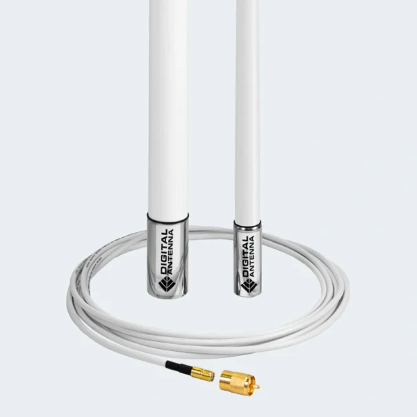 16' Marine VHF w/ 20' cable - Digital Antenna